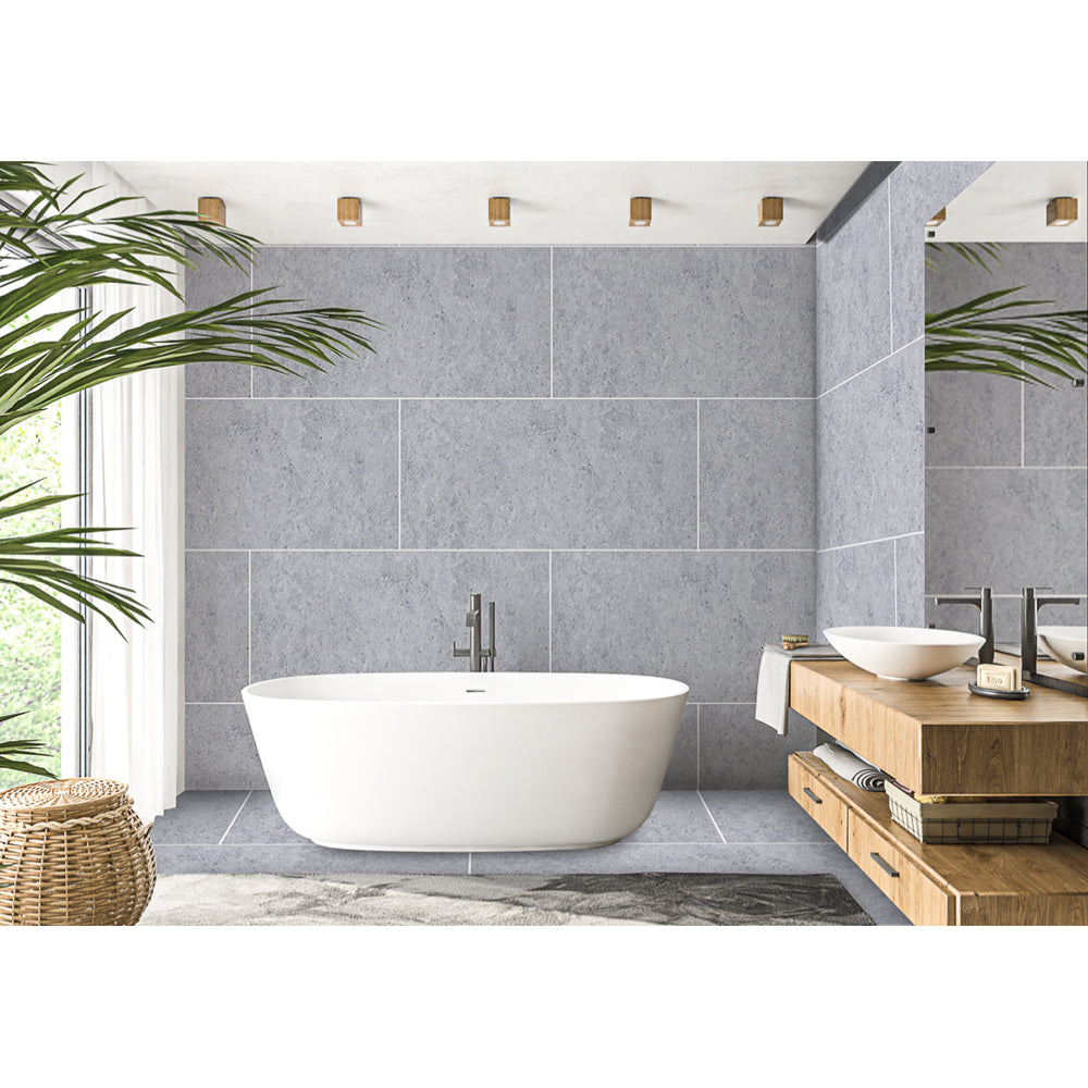 Bathroom Wall Panels | Livanto Grey Wall Tiles | Tile fort